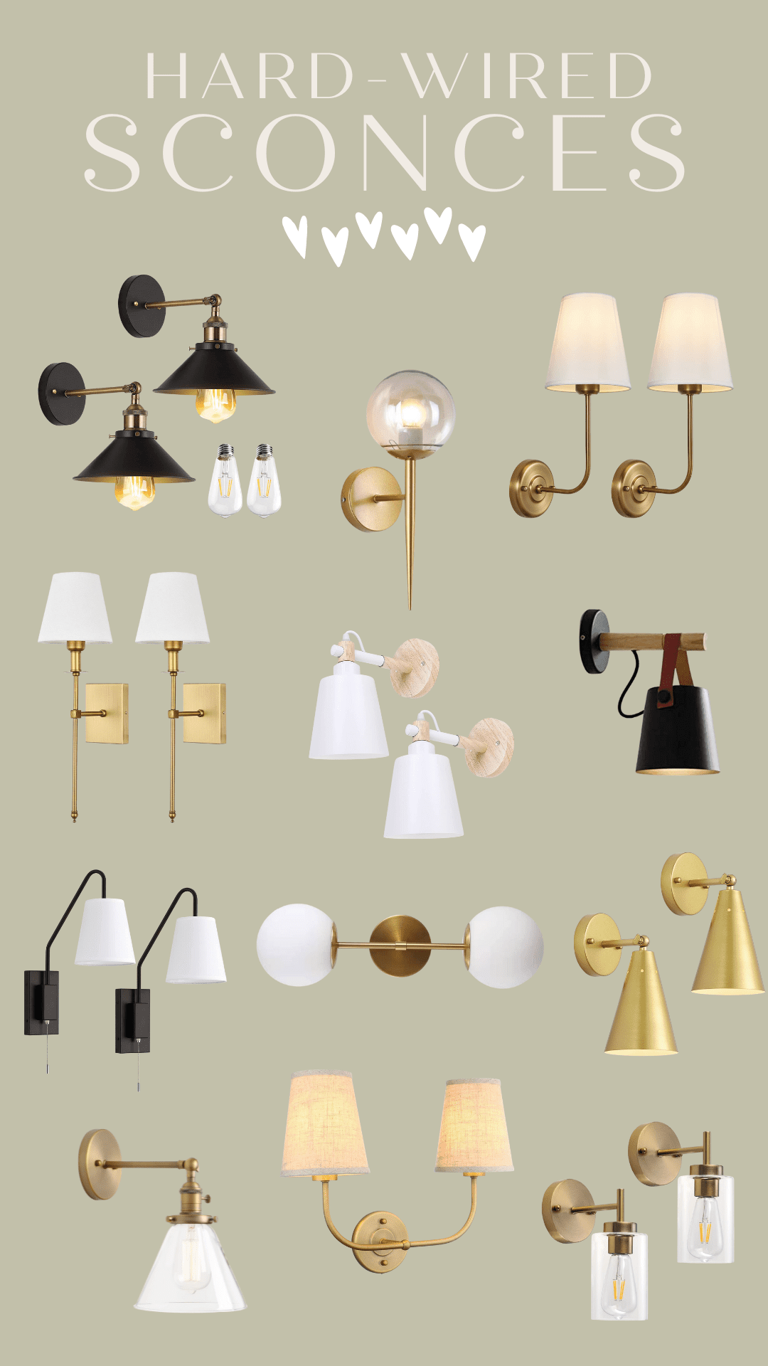 24 Wall Sconces In Canada Under $100 | Fleurish Collective