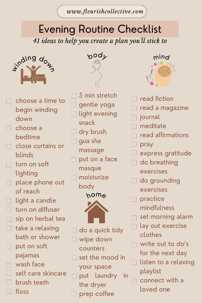 how-i-end-my-day-a-full-evening-routine-checklist-fleurish-collective