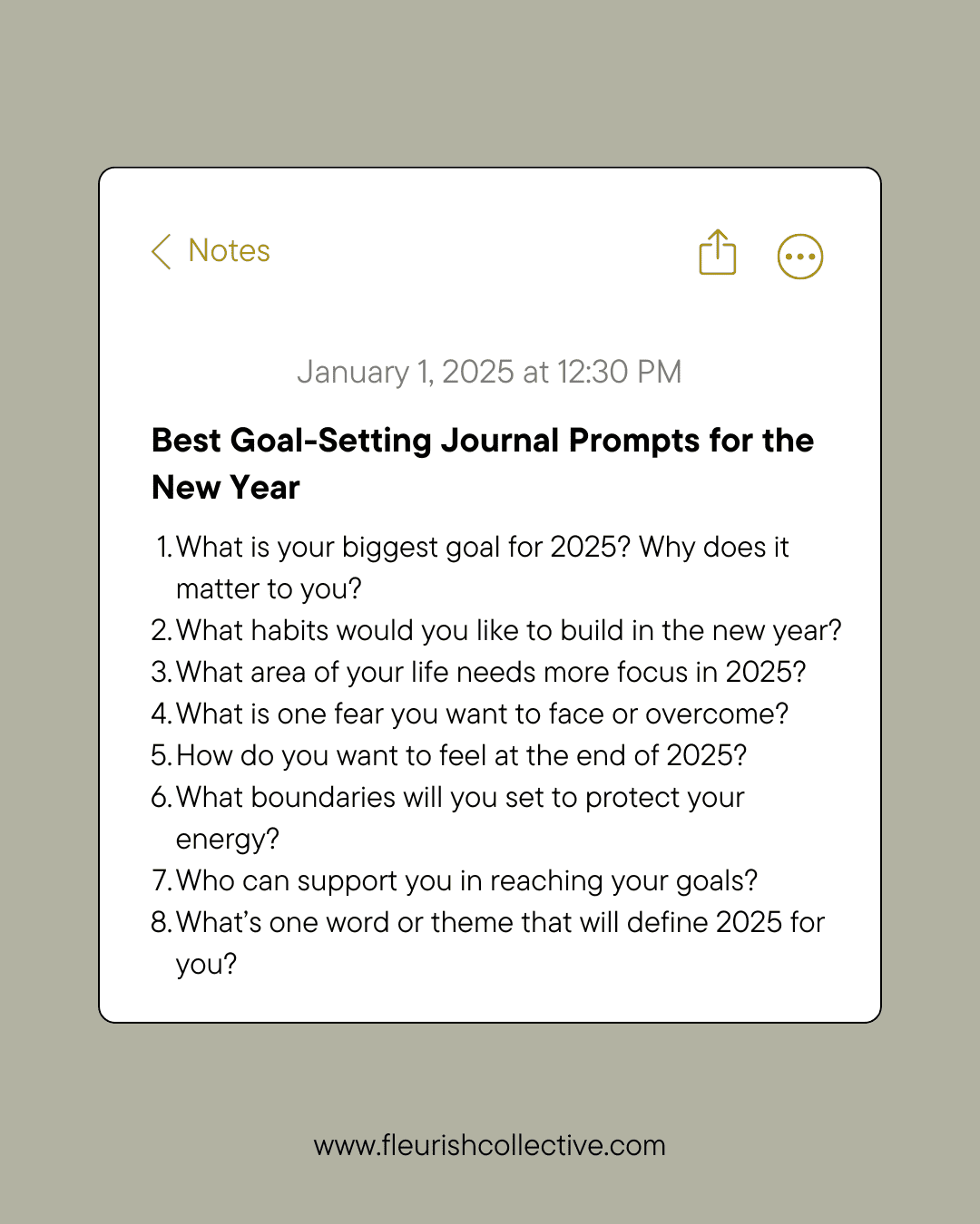 15 New Year Journal Prompts for Reflection & Goal Setting (2025 ...