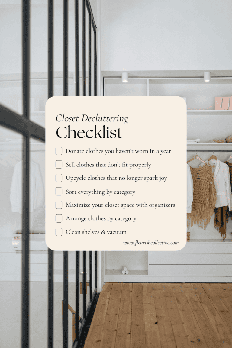 My Full Spring Clean Wardrobe Guide to Declutter Your Closet | Fleurish ...