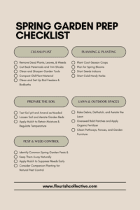 My Full Spring Garden Checklist to Plan & Prep Your Garden | Fleurish ...