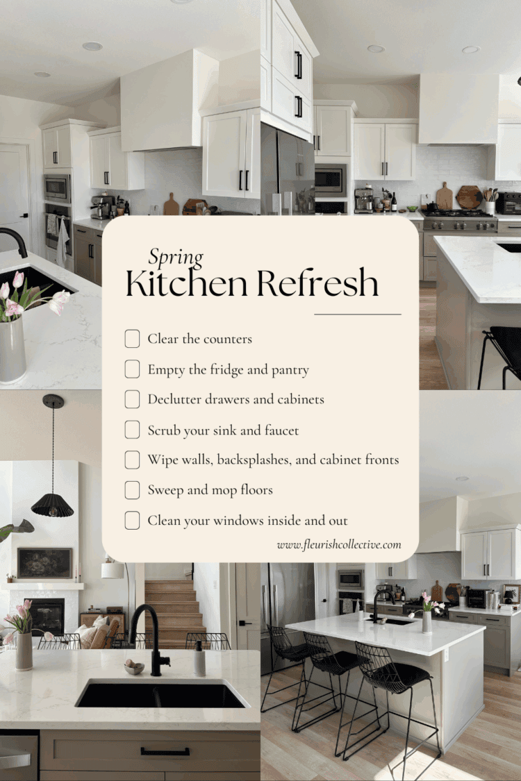 My Spring Kitchen Refresh Checklist for 2025 | Fleurish Collective